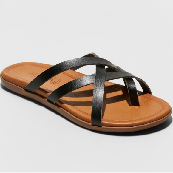 Mad Love | Shoes | Mad Love Adama Multi Strap Thong Sandals Black | Poshmark